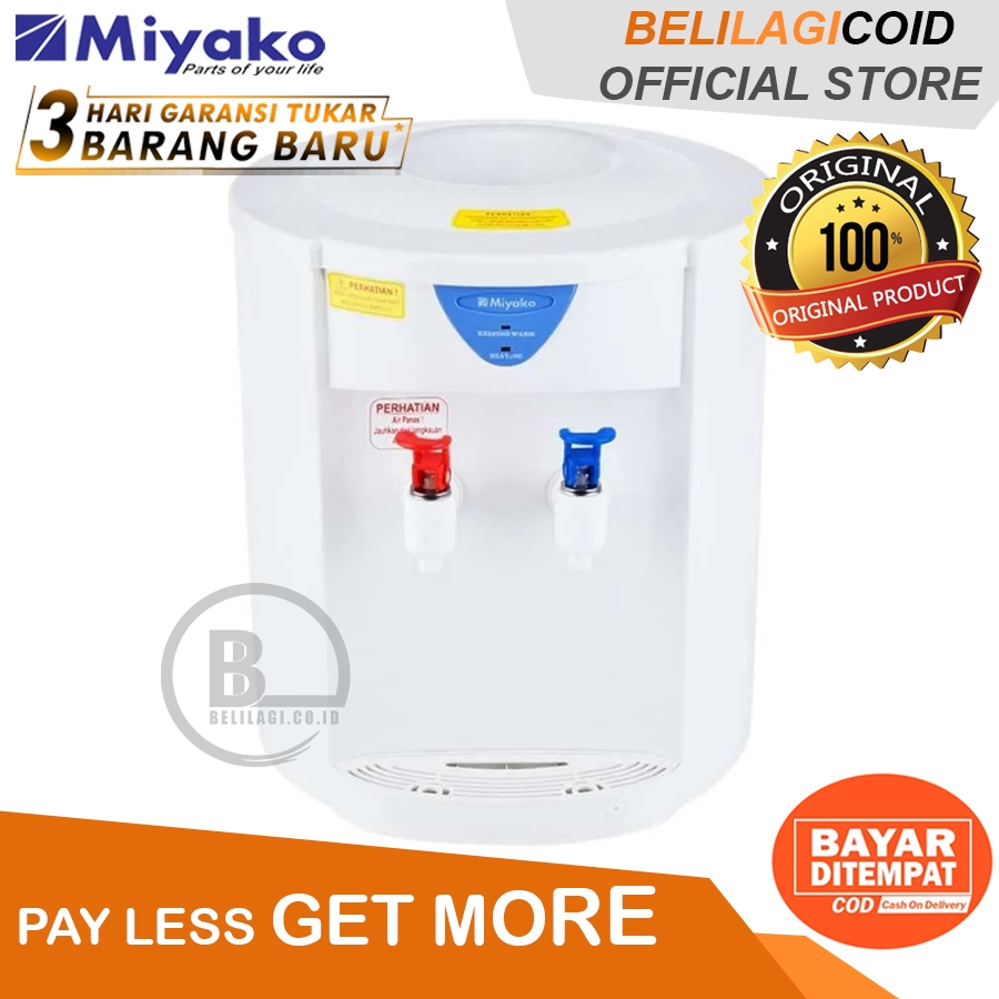 Jual Miyako Dispenser WD 186 H / Dispenser Panas TOP Loading Miyako WD ...