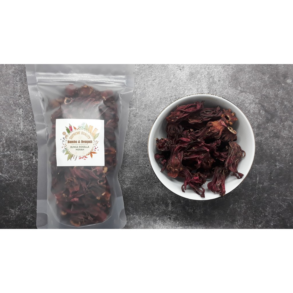 Jual Bunga Rosella Merah Kering ( Dried Red Roselle Flower ) | Shopee Indonesia