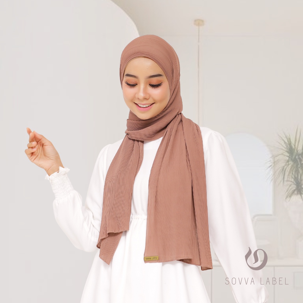 Jual Sovva Label - Daisy Pashmina (Full Plisket Premium Tanpa Garis ...