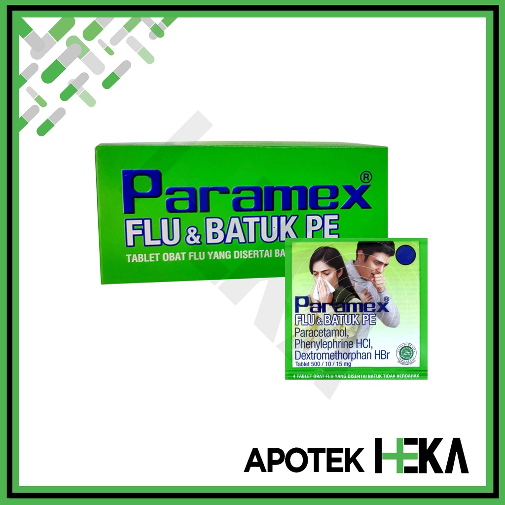 Jual Paramex Flu dan Batuk Tablet Box isi 25x4 Tablet (SEMARANG ...