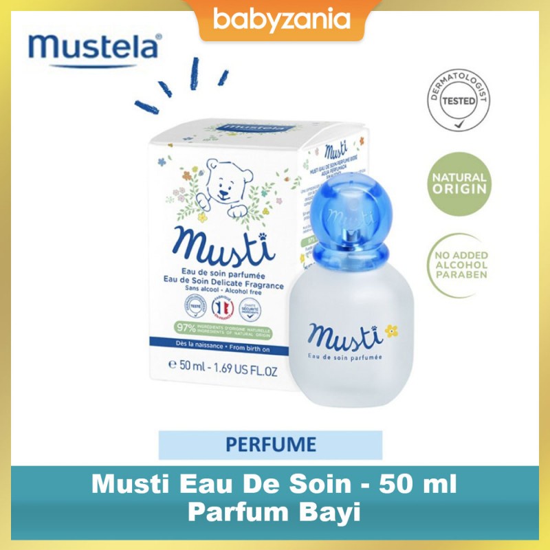 Jual Mustela Musti Eau de Soin Perfume Bayi Natural - 50ml | Shopee ...