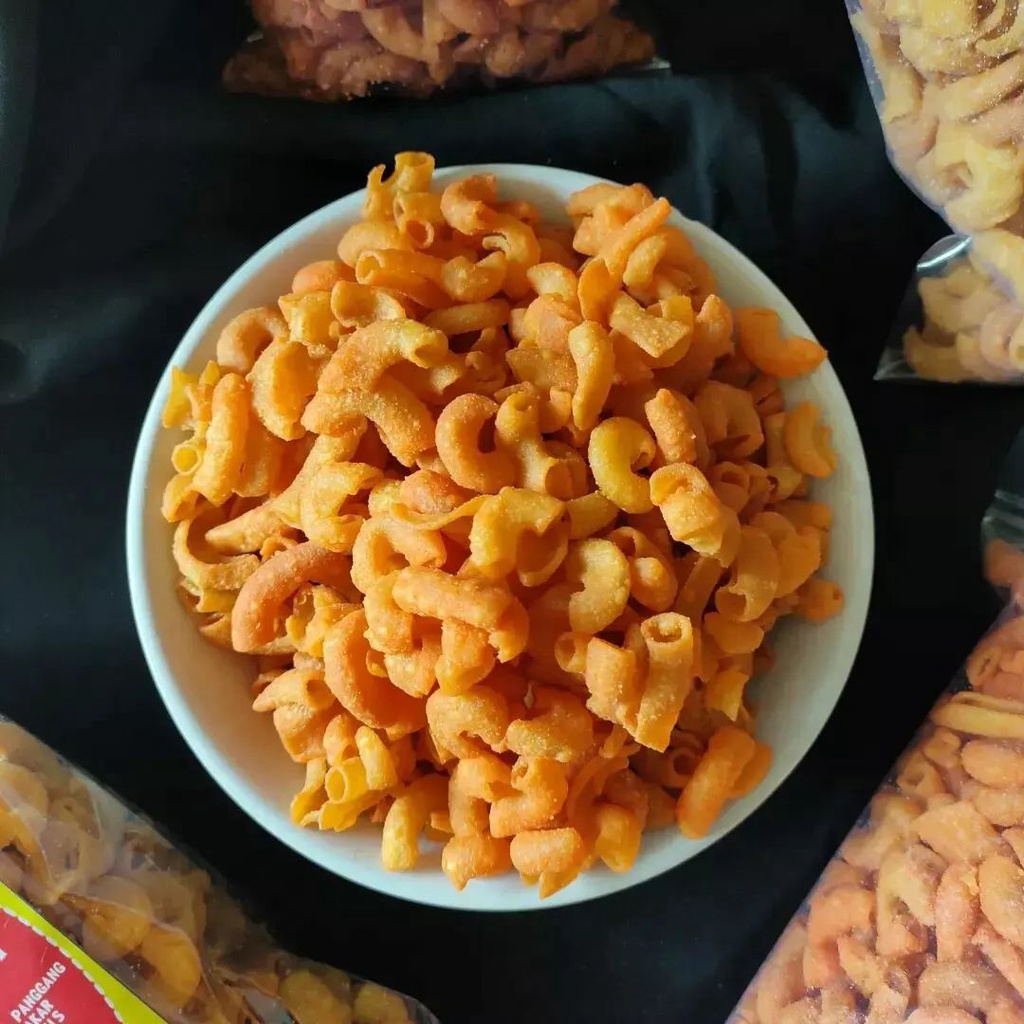 Jual Makaroni Bantet Goreng Renyah Enak Rasa Barbeque BBQ | Shopee ...