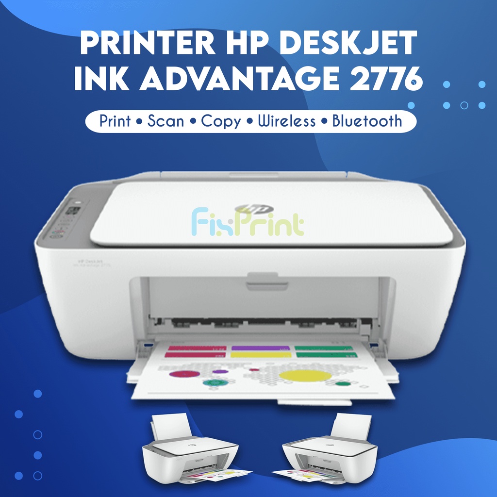 Jual Printer HP Deskjet 2776 WiFi Bluetooth Print Scan Copy All-In-One ...