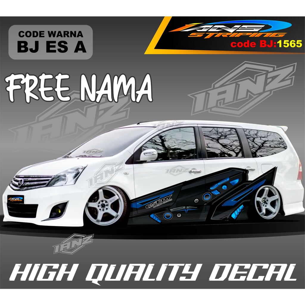 Jual STIKER MOBIL GRAND LIVINA NEW DESAIN / STIKER MOBIL ALPHARD ...