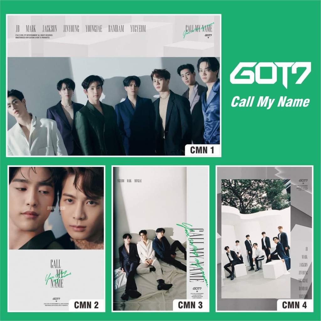 Jual POSTER KPOP GOT7 CALL MY NAME | Shopee Indonesia