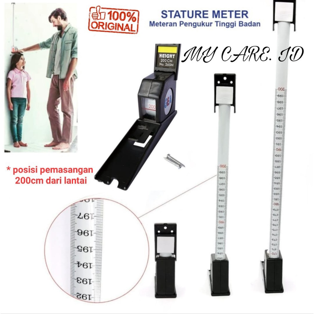Jual LynCare Stature Meter - Meteran Tinggi Badan - Pengukur Tinggi ...