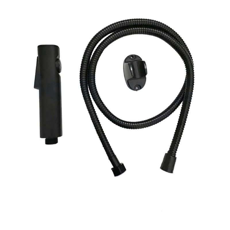 Jual Paket jet shower kotak set Hitam minimalis / jet shower cebok ...