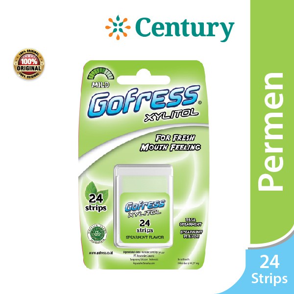 Jual Go Fresh Spearmint Flavor 1 Kotak isi 24 / Permen / Pelega ...