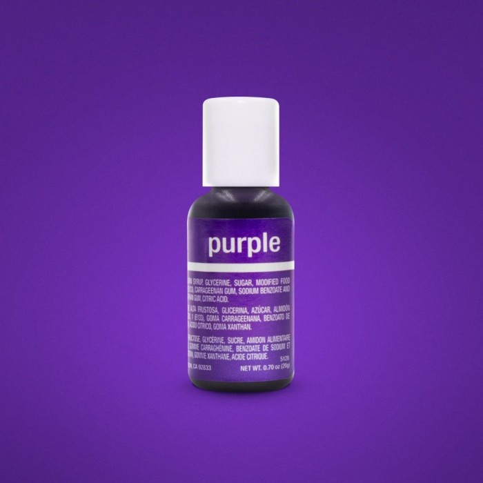 Jual Purple Chefmaster Liqua-Gel Food Coloring 20 ml | Shopee Indonesia