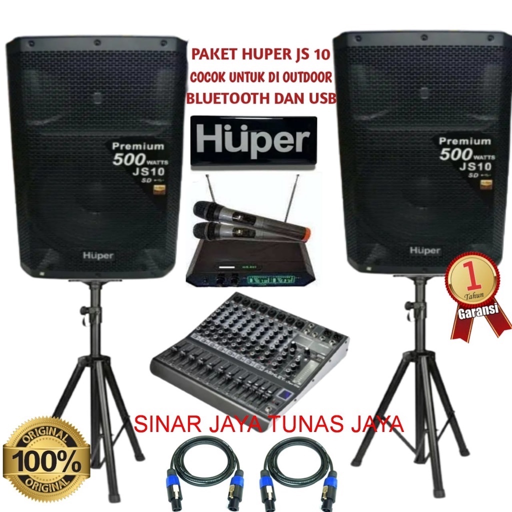 Jual PAKET SOUND SISTEM HUPER JS 10 UNTUK DI OUTDOOR DAN INDOOR Free ...
