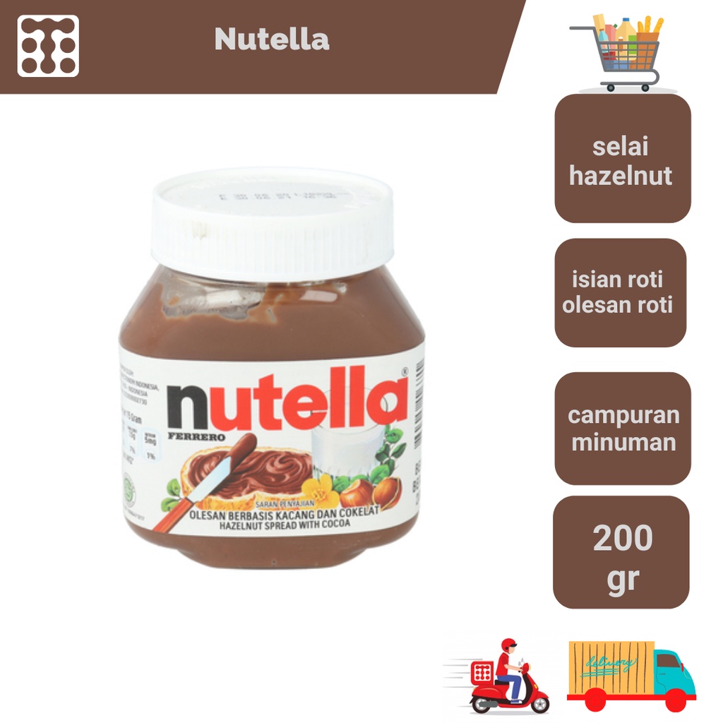 Jual Nutella 200 Gram / Selai Nutella | Shopee Indonesia