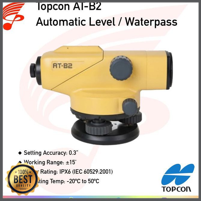 Jual alat Topcon AT-B2 Automatic Level / Waterpass ATB2 / ATB 2 / ATB-2 ...