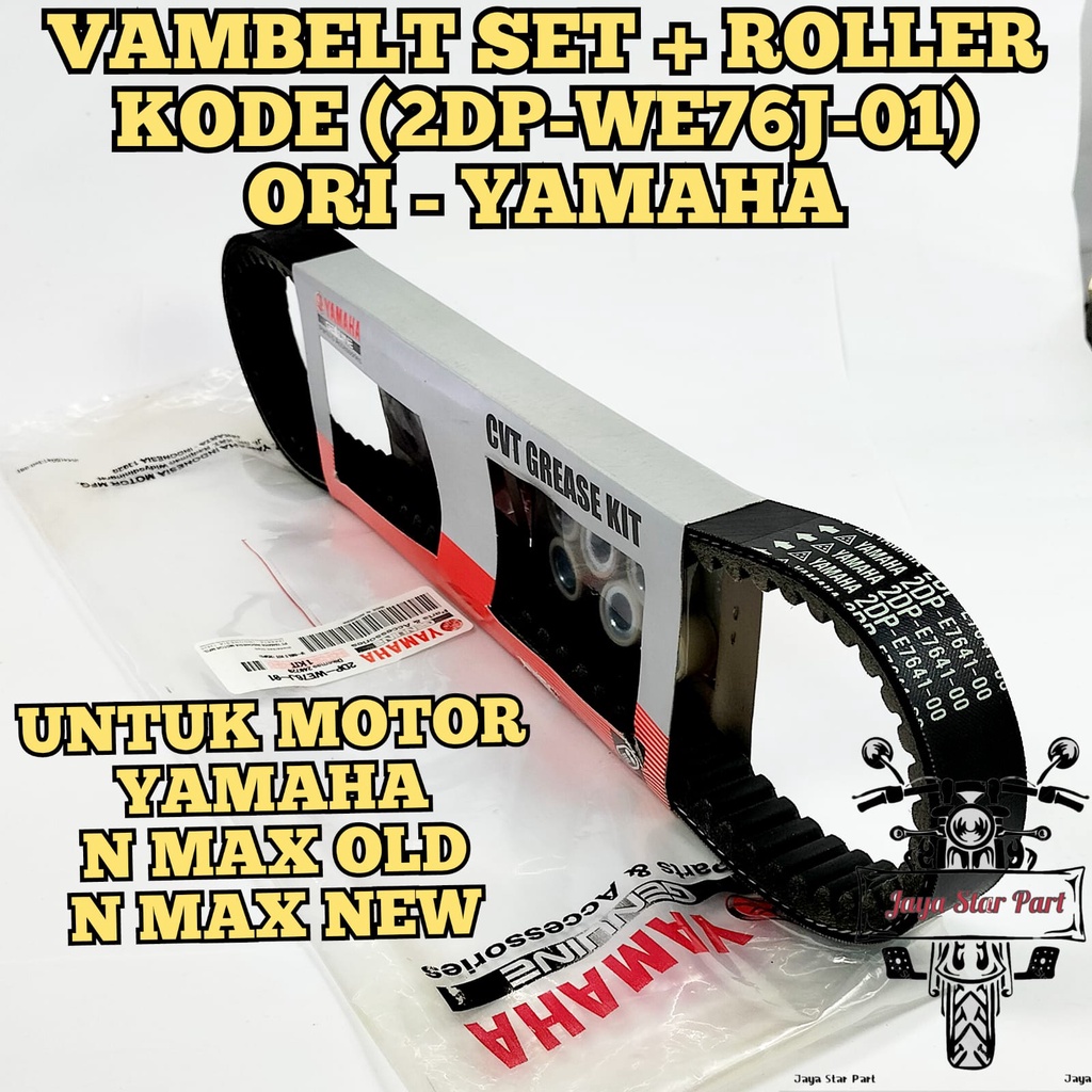 Jual ORI VBELT V-BELT PLUS ROLLER KODE (2DP-WE76J-00) PRESISI ORIGINAL ...