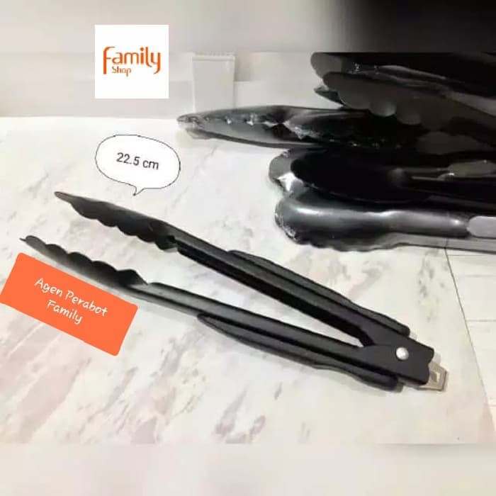 Jual Penjepit Makanan / Capitan Roti / Gorengan / Rebusan (22-5 cm ...