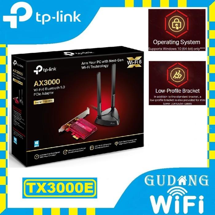 Jual TP-LINK ARCHER TX3000E WiFi 6 Bluetooth 5.0 PCIe Adapter | Shopee ...