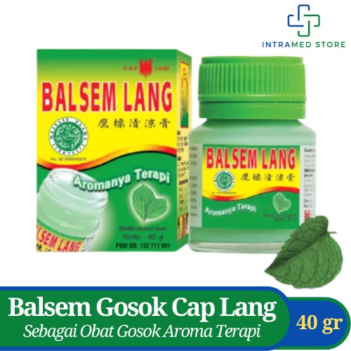 Jual Balsem Gosok Cap Lang Pot 40 Gram - Sebagai Obat Gosok Aroma ...