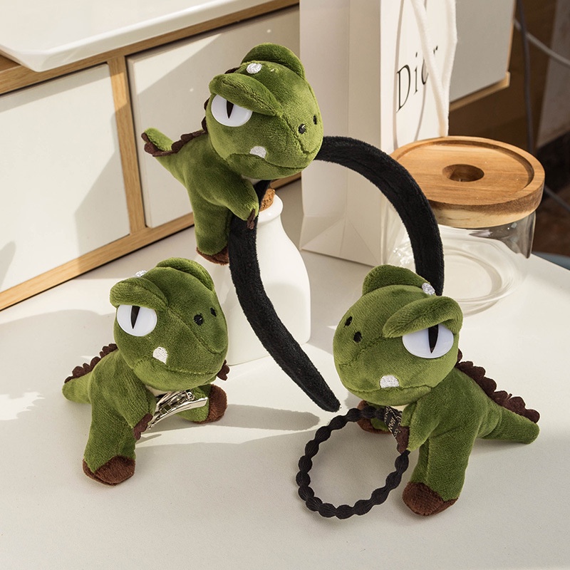 Jual Kartun Dinosaurus Boneka Lucu Korea Super Cute Jepit Bando Karet ...