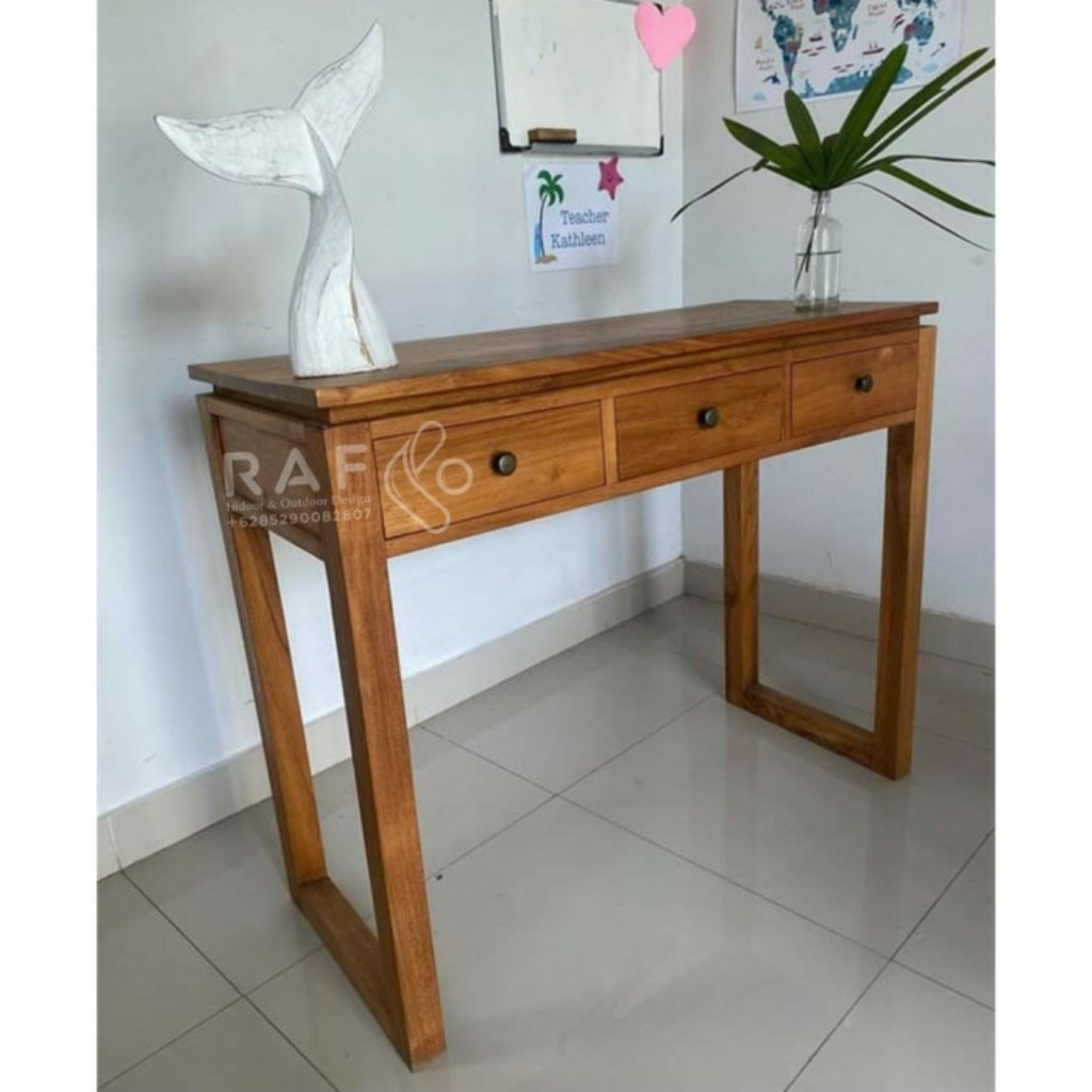 Jual Meja TV, Meja Tembok atau Meja Console Kayu | Shopee Indonesia