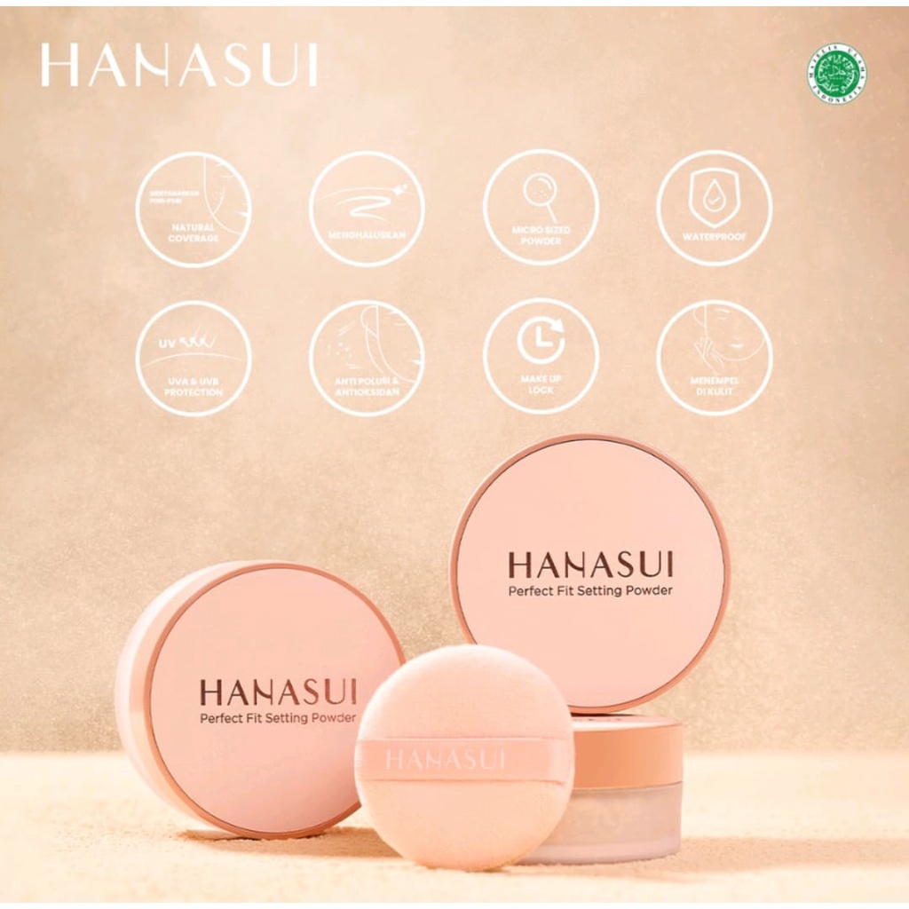 Jual HANASUI Perfect Fit Setting Powder Indonesia / Make Up Light ...