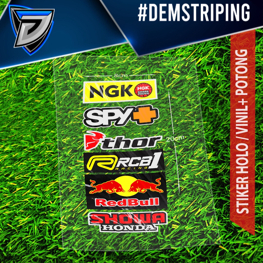 Jual Printing Stiker Racing Logo Sponsor | Shopee Indonesia