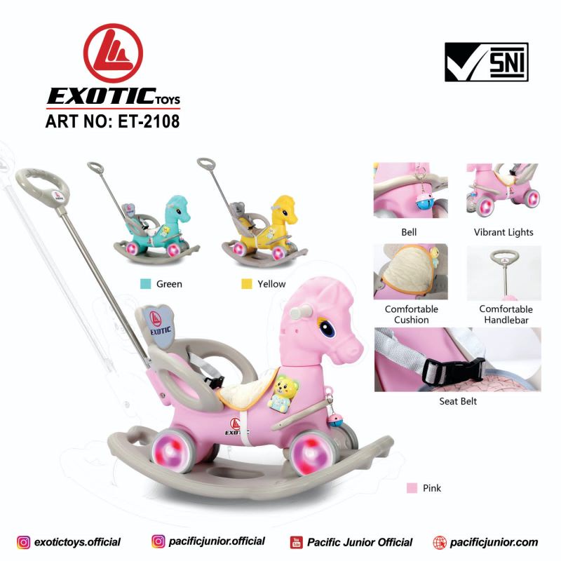 Jual Mainan Exotic Ride On Dino Dan Kuda Poni Murah | Shopee Indonesia