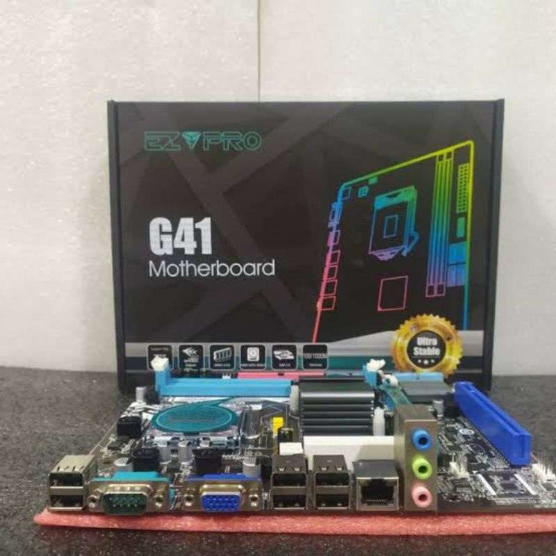 Jual MAINBOARD EZPRO G41 SOCKET LGA 775 ORIGINAL | Shopee Indonesia
