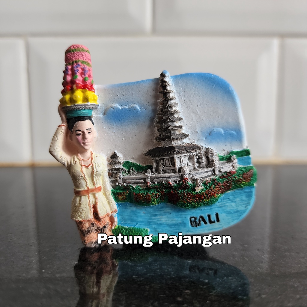Jual Souvenir penari bali tari kecak tempelan fridge magnet kulkas pura ...