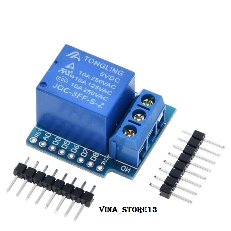 Jual Relay Module 5V 1 Channel 1ch 1 ch - Wemos D1 Mini Modul 5V 5 V ...