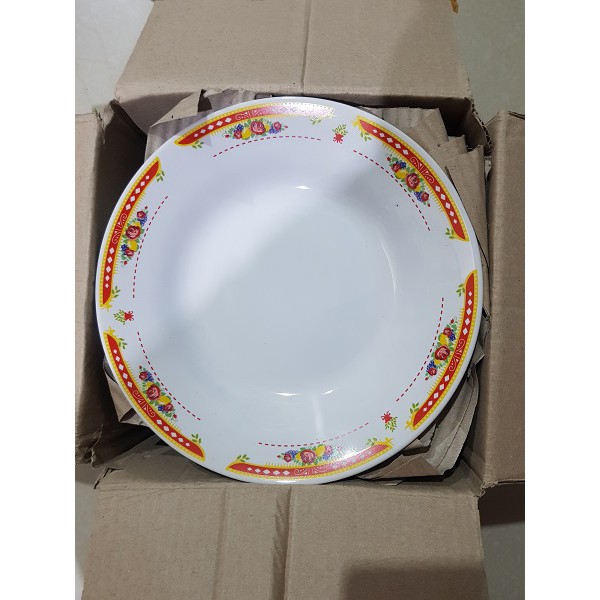 Jual Piring Keramik- Piring Makan- Piring- Motif Bunga | Shopee Indonesia