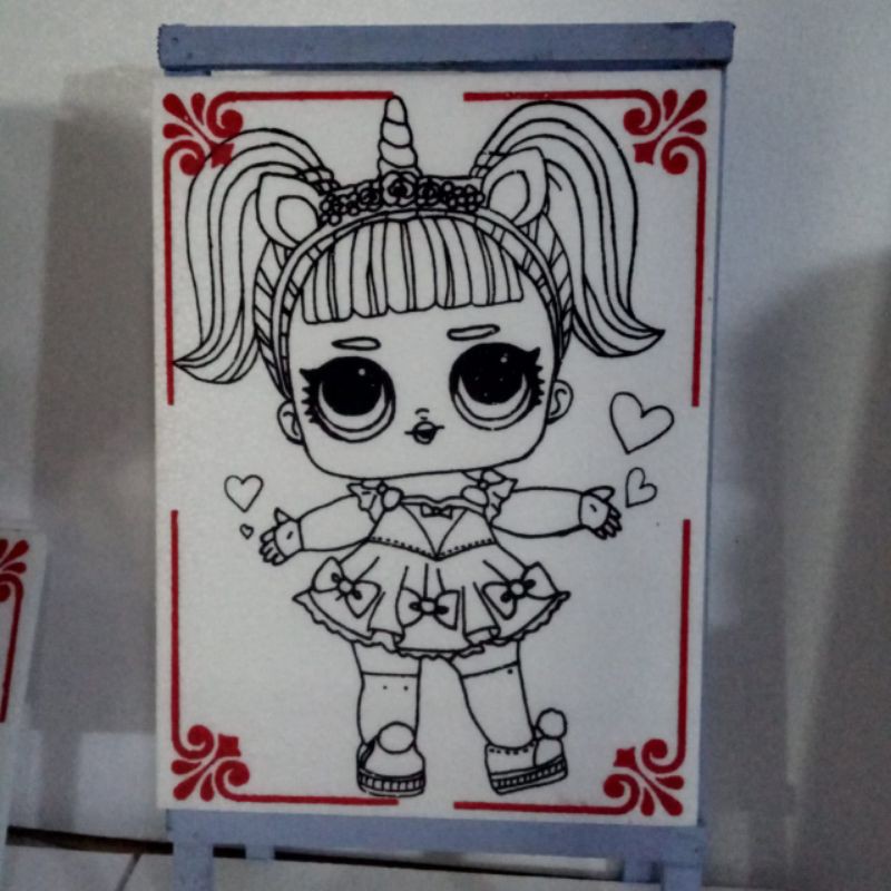 Jual GAMBAR LIST SABLON MEWARNAI STYROFOAM | Shopee Indonesia