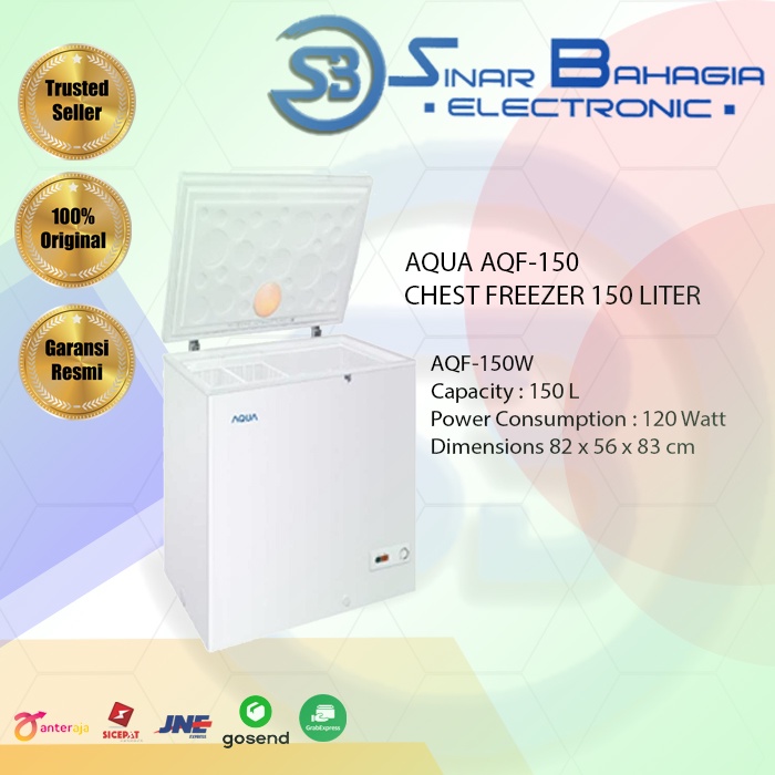 Jual AQUA AQF-150 CHEST FREEZER 146 LITER (NEW) ( KHUSUS BANDUNG ...