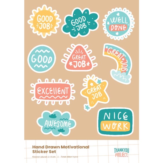 Jual Stiker motivasi - motivational quotes sticker tumbler journal ...
