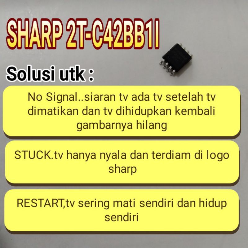 Jual ic eprom memory sharp 2T-C42BB1I | Shopee Indonesia