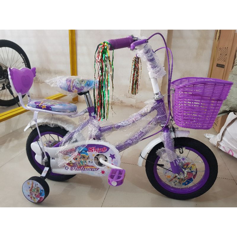 Jual Sepeda Anak Sepeda Mini 12 inch PLATINUM ( Warna Ungu ) | Shopee ...