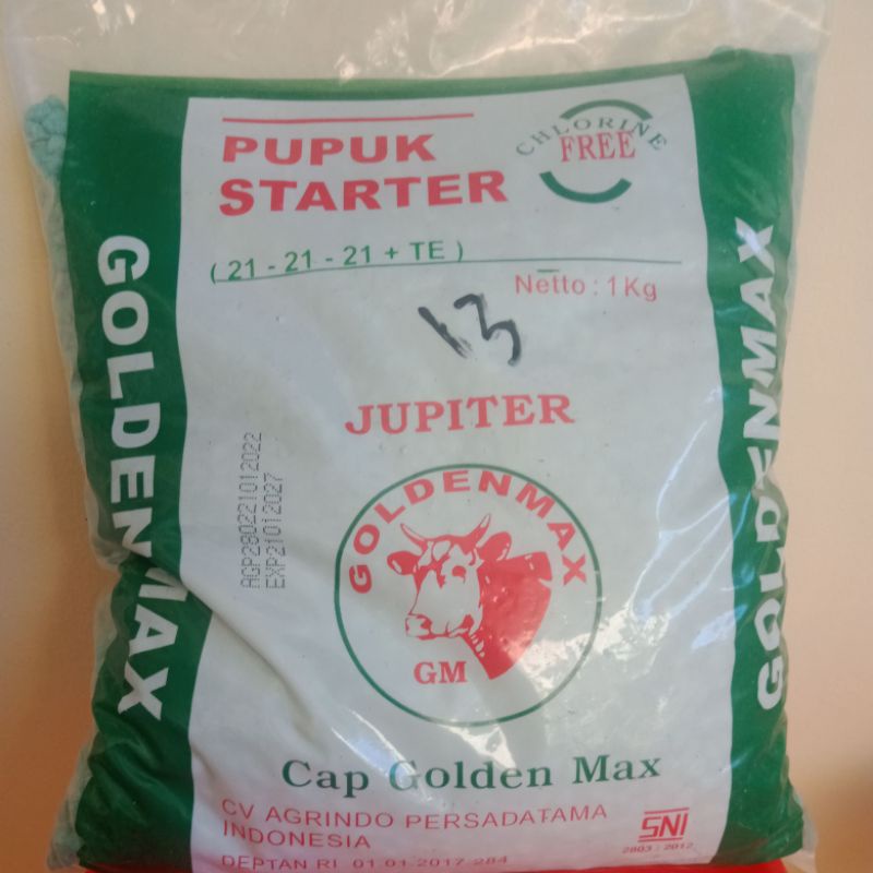 Jual golden max npk 21.21.21 + TE 1kg original pack | Shopee Indonesia