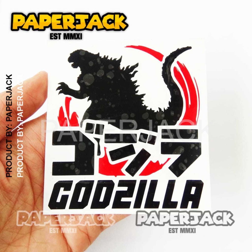 Jual GODZILLA STIKER CUTTING STIKER MOBIL SATUAN STIKER KACA DAN BODY ...