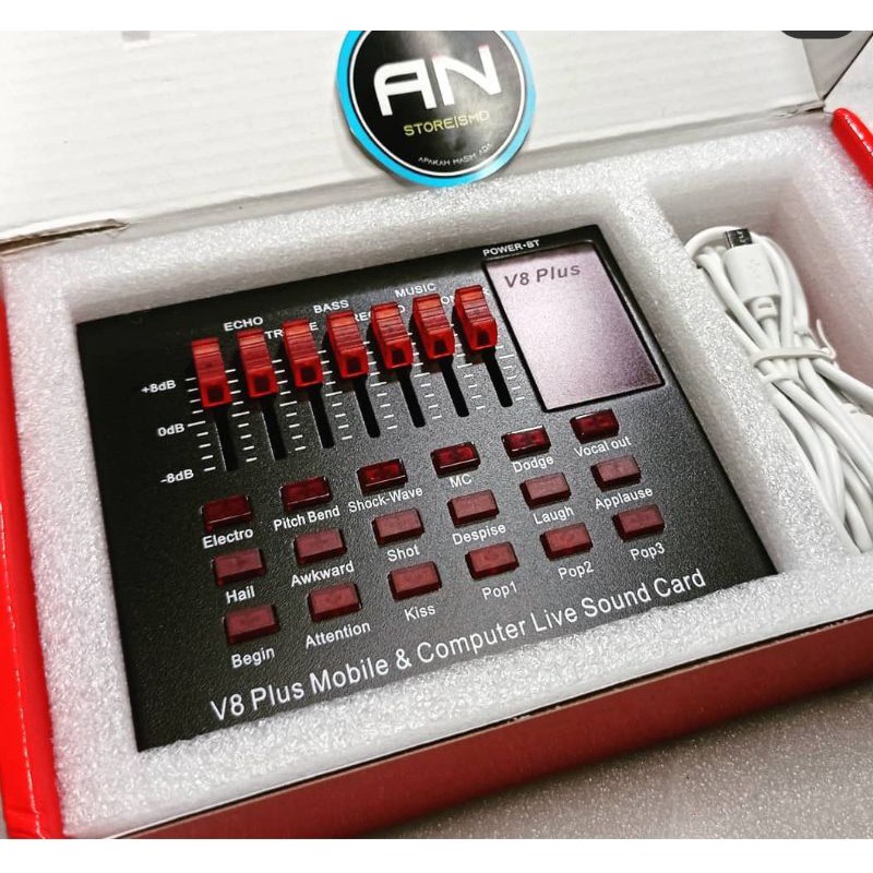 Jual LIVE SOUNDCARD V8 PLUS BLUETOOTH NEW BARU | Shopee Indonesia