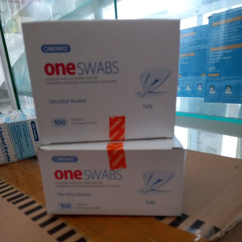 Jual one swab/alkohol swab (ONE MED) | Shopee Indonesia