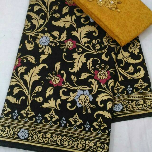 Jual Kain batik printing prada bunga mutiara batik HT PEKALONGAN bahan ...