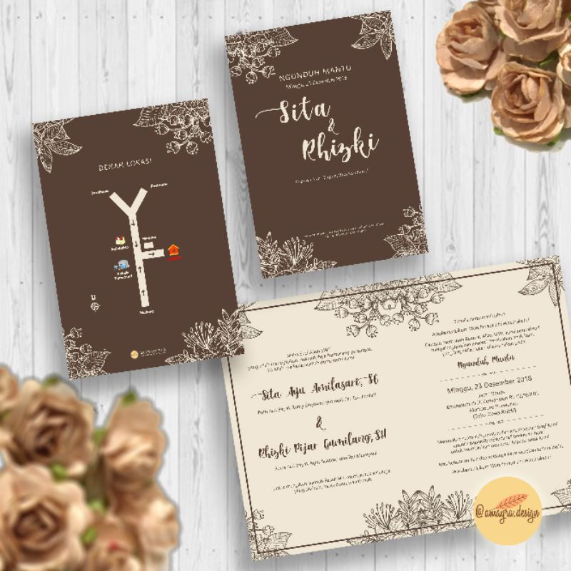 Jual Design Only - Desain Undangan Cetak Custom | Shopee Indonesia