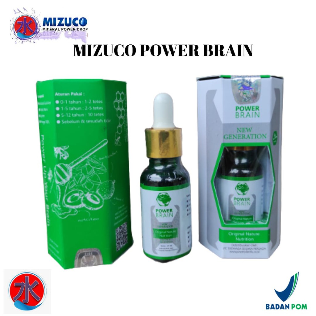 Jual Mizu Co Power Brain Original / Obat Penambah Daya Ingat / Obat ...