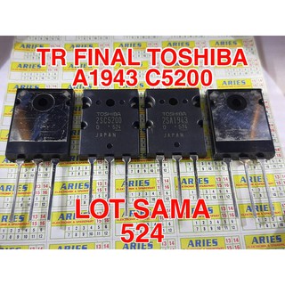 Jual TRANSISTOR TOSHIBA 2S A1943 2S C5200 LOT 524 JAPAN | Shopee Indonesia