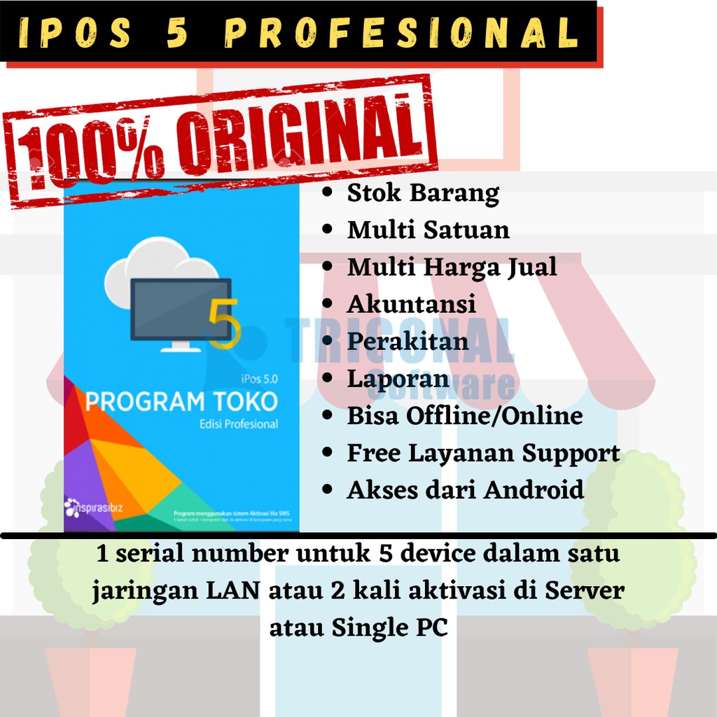 Jual Software Kasir Program Toko IPOS 5 Profesional Original | Shopee Indonesia