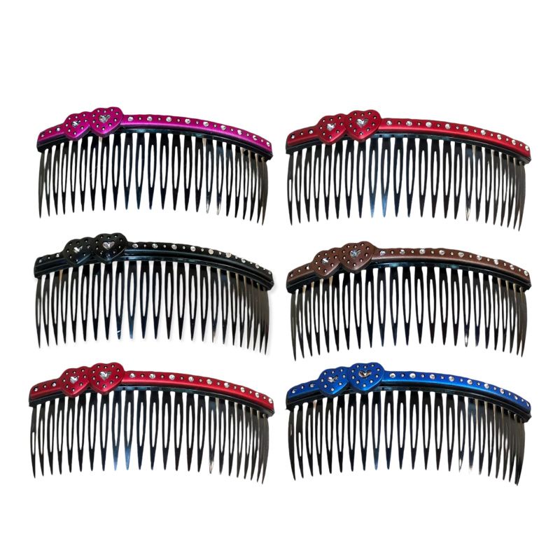 Jual Sirkam Rambut Model pita Dan Love Ukuran 12.5cm | Shopee Indonesia