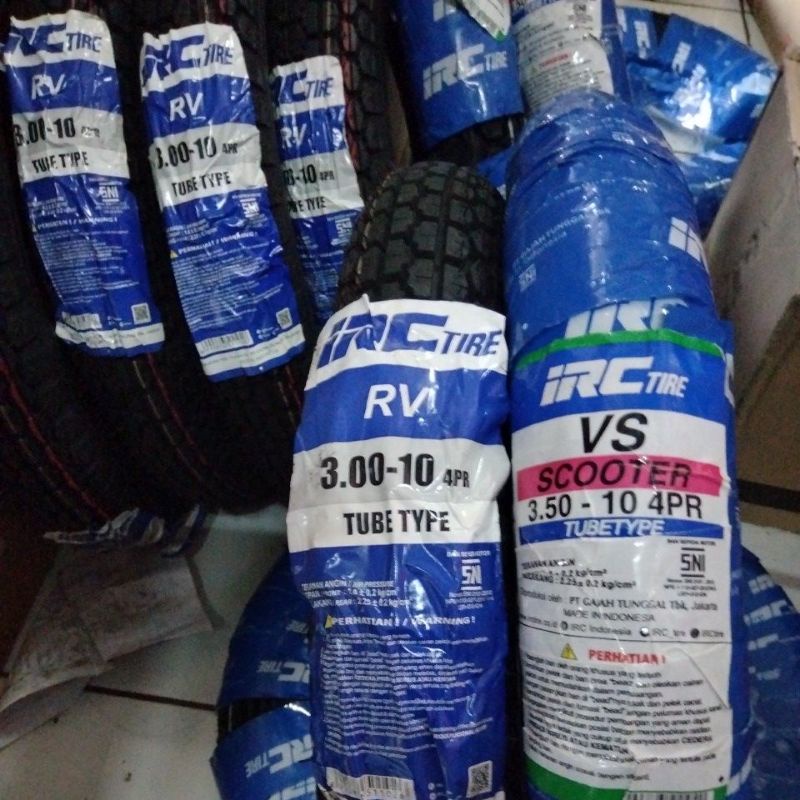 Jual Ban Luar IRC Vespa 300 350 10 Ring 10 Px Excel Sprint Exclusive Tube Type Non Tubeless VS ...