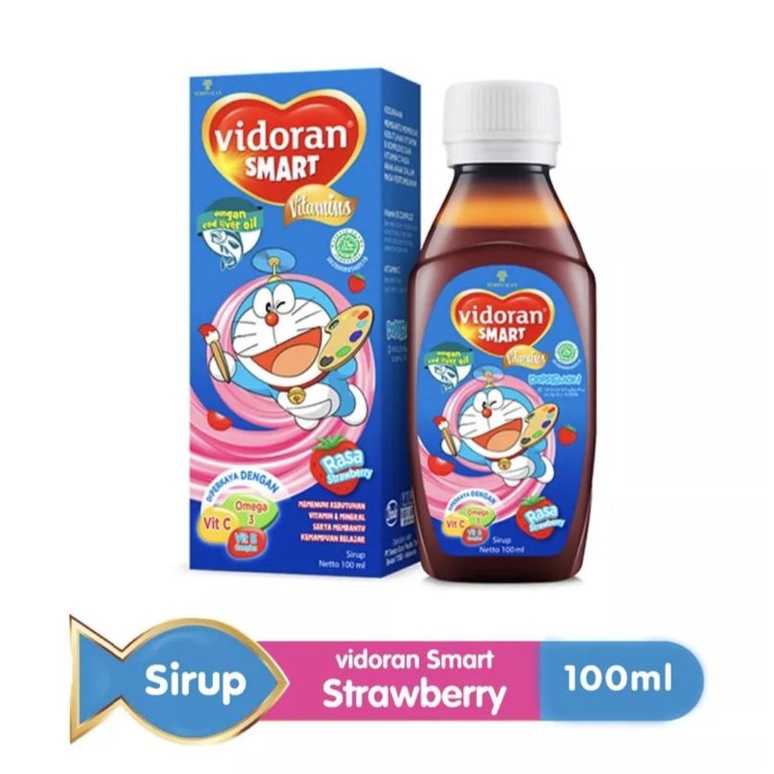Jual Vidoran Smart Multivitamin Sirup Rasa Stroberi (100 ml) | Shopee ...