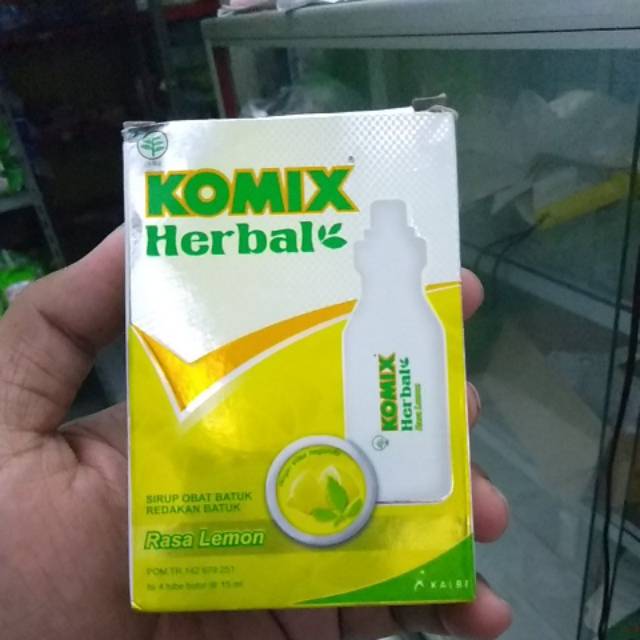 Jual KOMIX HERBAL TUBE RASA LEMON ISI 4 TUBE BOTOL @ 15 ml | Shopee ...