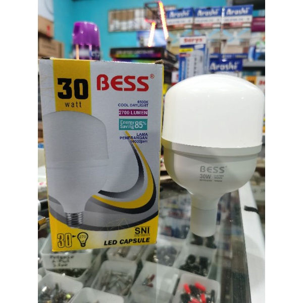 Jual LAMPU LED BESS 30W SANGAT TERANG 3 kali lebih tahan lama | Shopee Indonesia