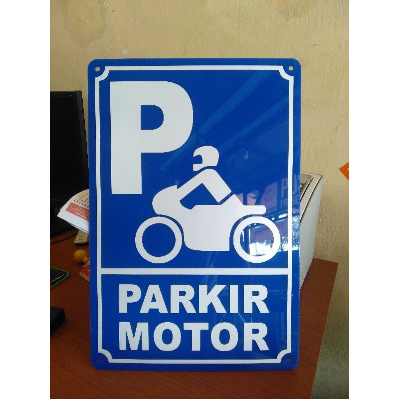 Jual PAPAN NAMA PARKIR ACRILIK 27X40 CM | Shopee Indonesia