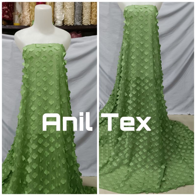 Jual Termurah!!!!kain ciffon rubiah motif bunga/bahan sifon uragiri ...